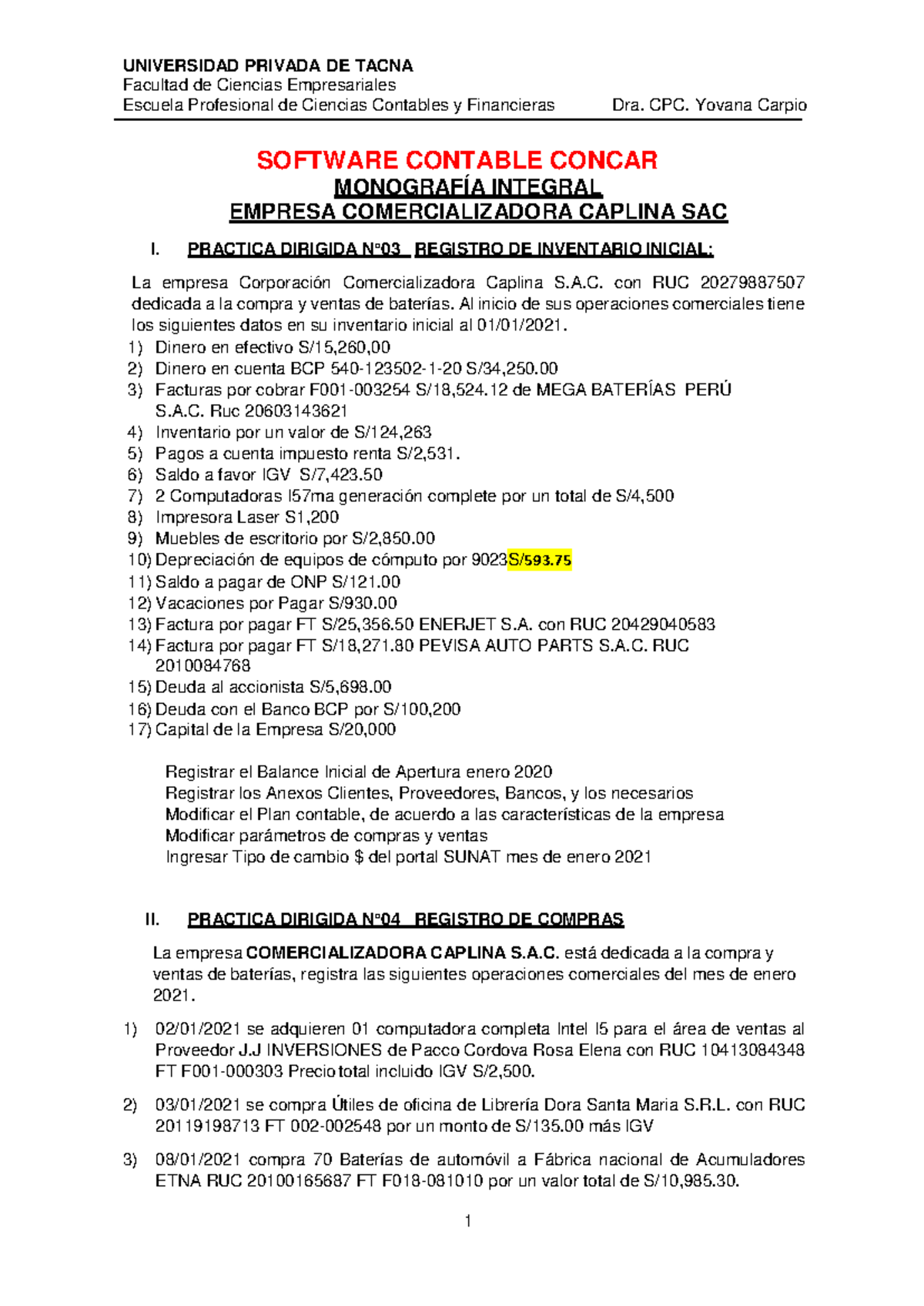CASO PRACTICO 3 CONTA Facultad De Ciencias Empresariales Escuela caso-practico-3-conta-facultad-de-ciencias-empresariales-escuela