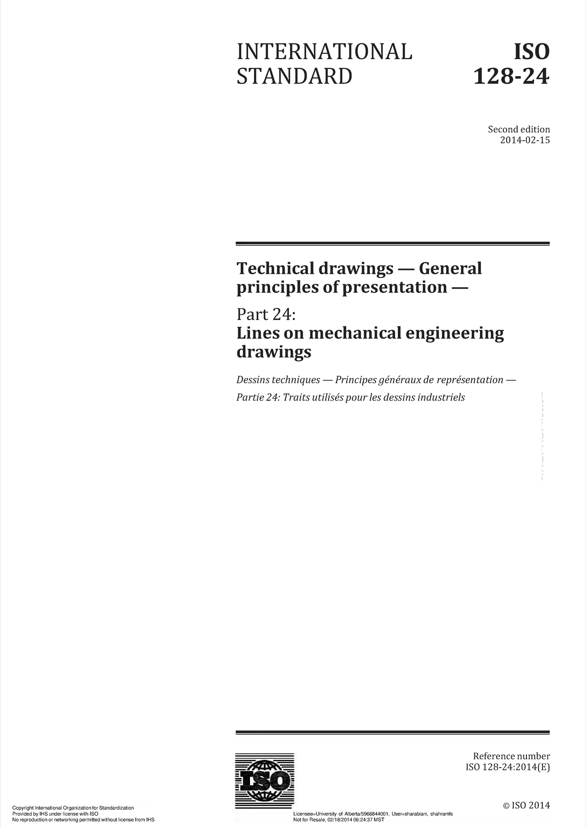 Pdf-iso-128-24-2014-02 compress - ©© ISO 2014ISO 2014 Technical drawings — GeneralTechnical ...