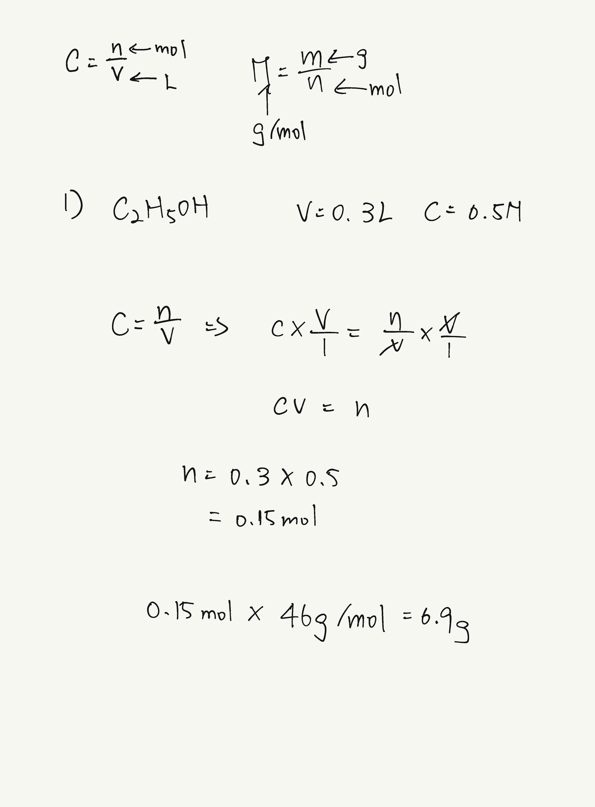 Solution Calculations Knowledge Check - CHEM1240 - RMIT University ...