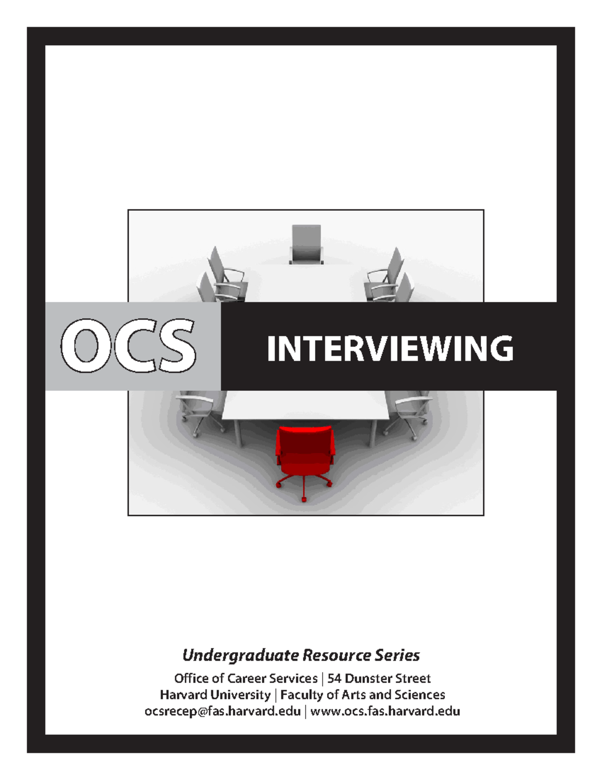 Interviewing - Interview techniques - Undergraduate Resource Series ...