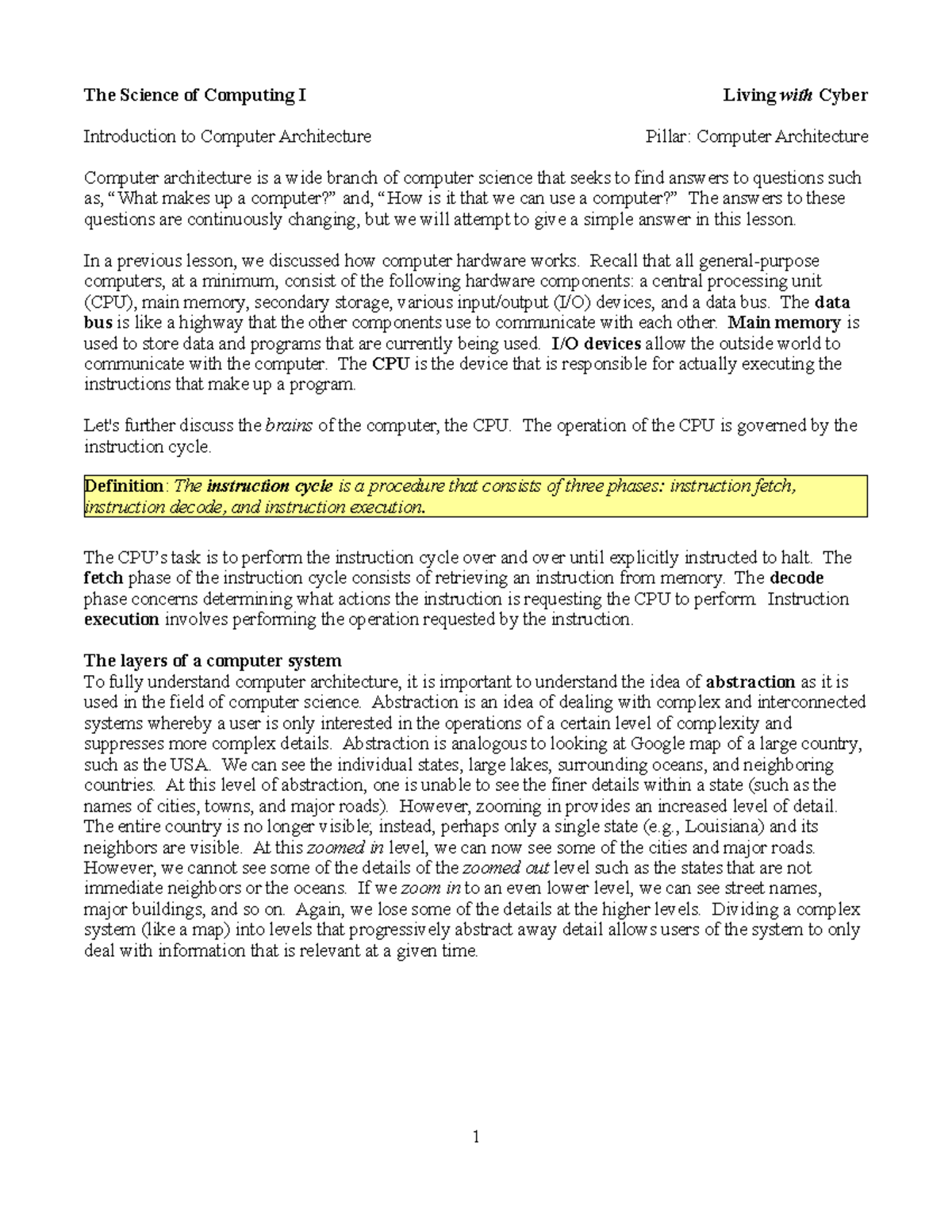 Lecture 05 - ................................ - The Science of ...