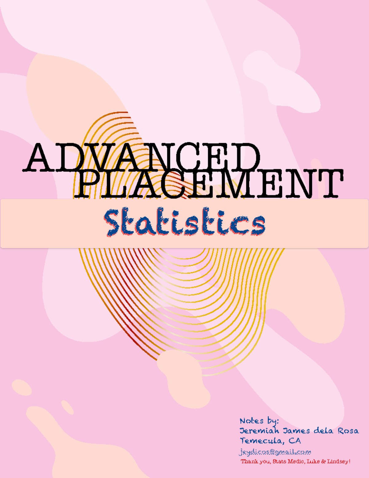 AP Stats Notes - ADVANCED PLACEMENT ####### StatisticsStatistics Notes ...