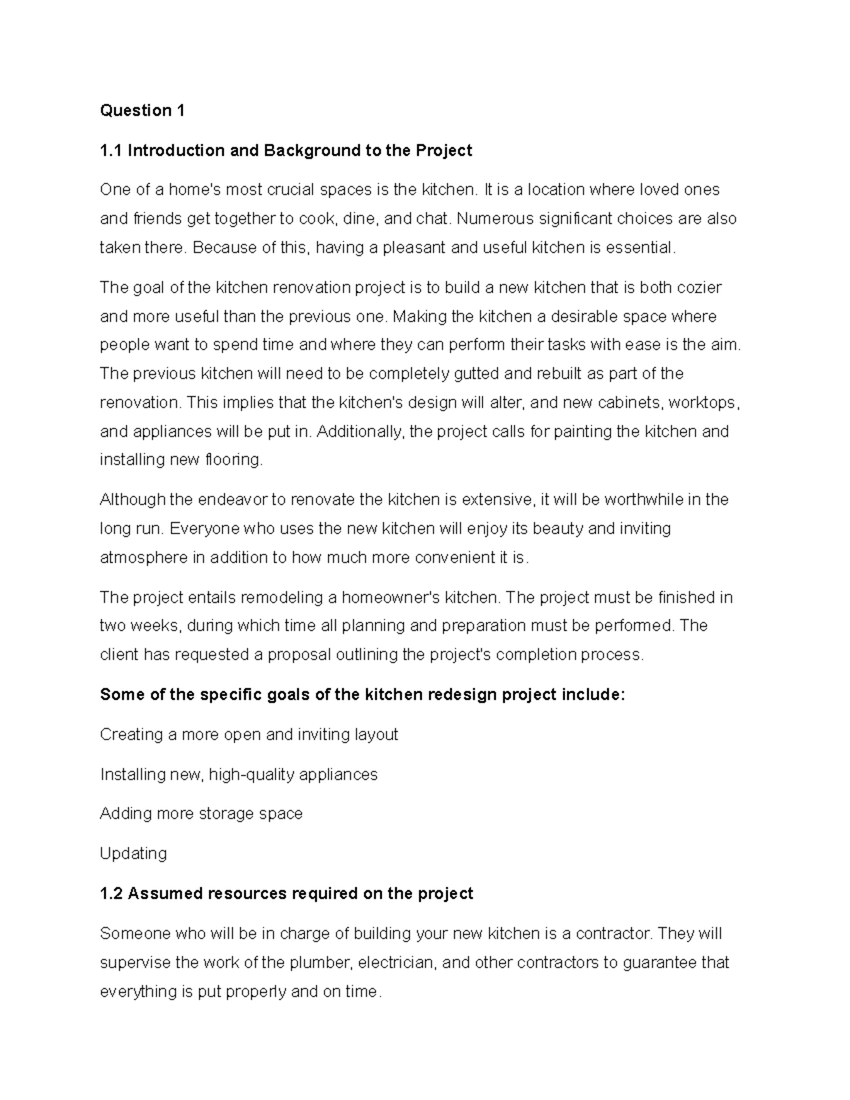 Project Advanced Technology - Question 1 1 Introduction and Background ...