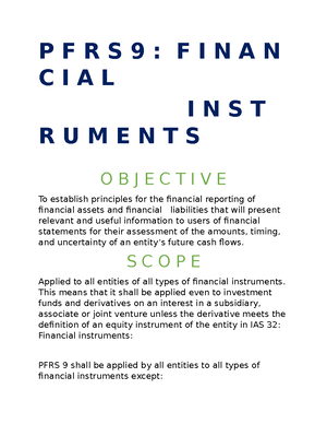 Concept map pas 1 - study materials - Financial Statement of Financial ...