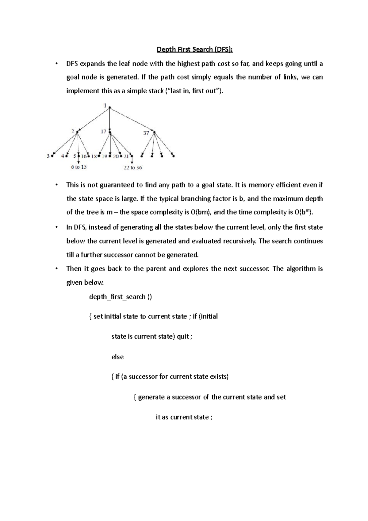 Depth First Search If The Path Cost Simply Equals The Number Of Links depth-first-search-if-the-path-cost-simply-equals-the-number-of-links
