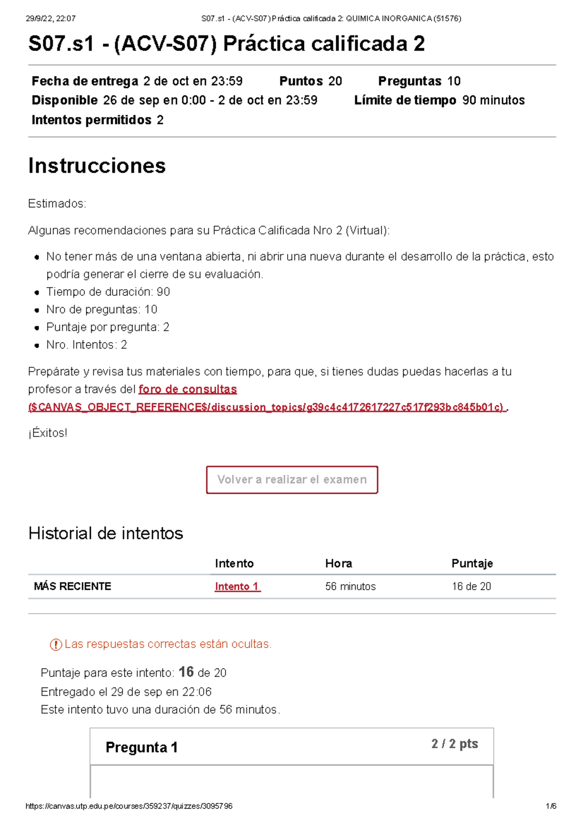 S07.s1 - (ACV-S07) Práctica calificada 2 Quimica Inorganica (51576) - S07 - (ACV-S07) Práctica ...