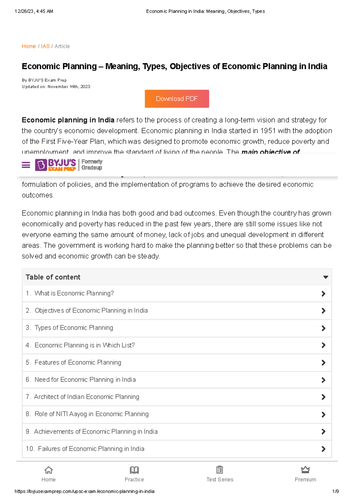 Economic Planning in India Meaning, Objectives, Types - ####### Home ...