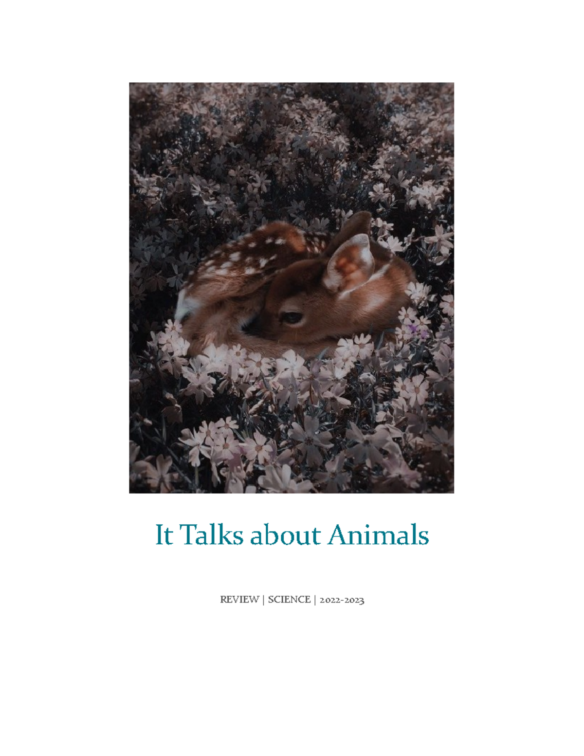 It Talks about Animals - It Talks about Animals REVIEW | SCIENCE | 2022 ...