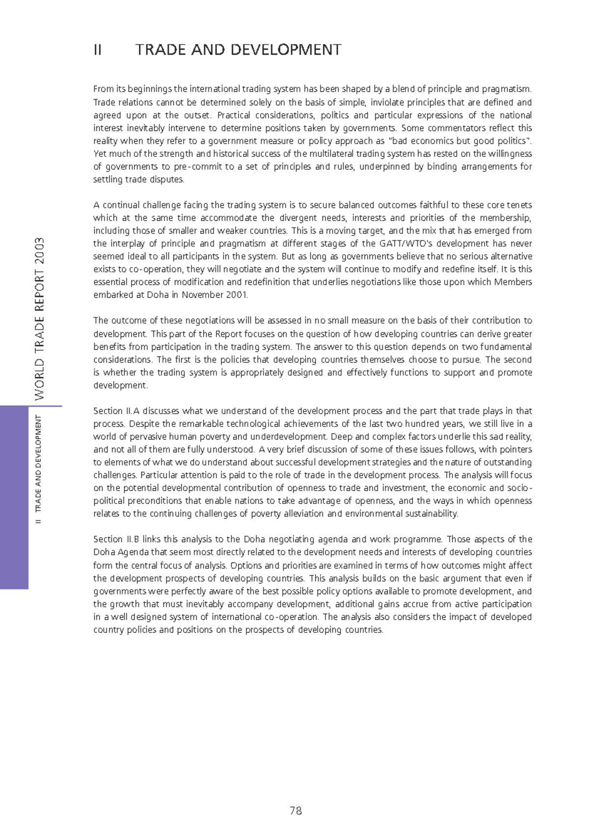 Wtr03 chap2a e - FGFDG - WORLD TRADE REPORT 2003 From its beginnings ...