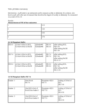 Appendix Final - CHEM 115 - Studocu