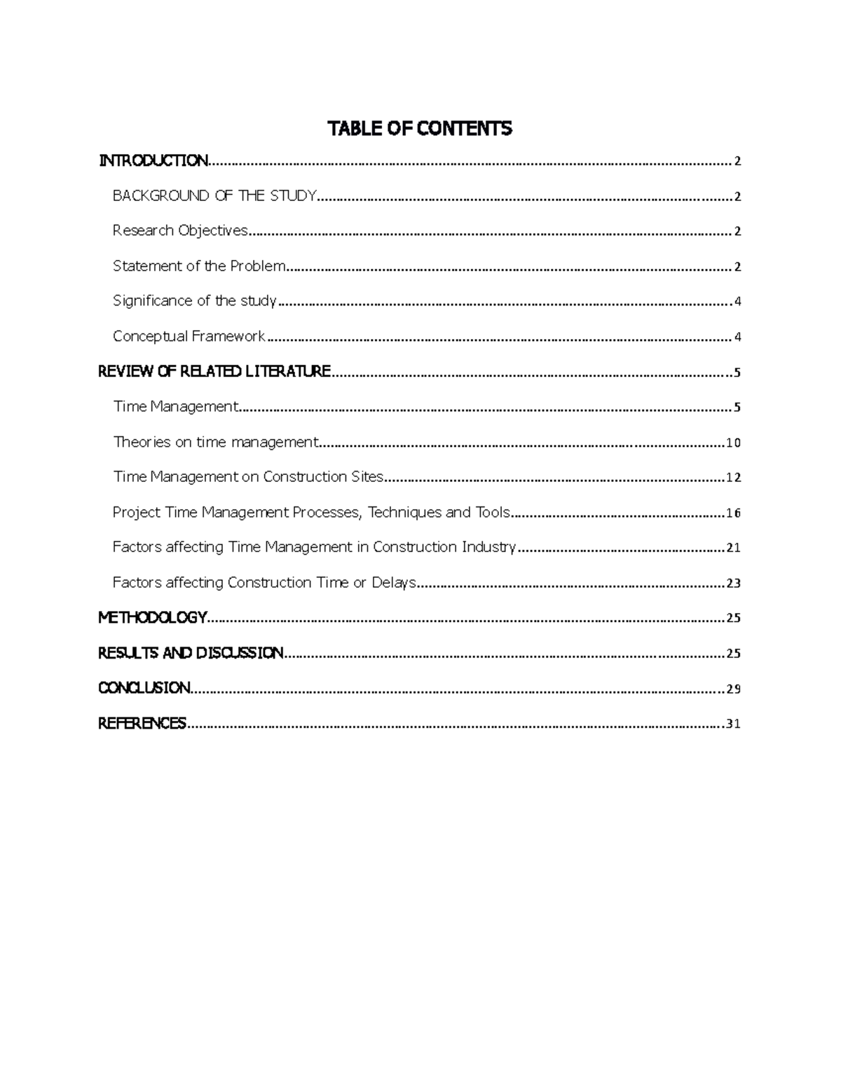 TERM Paper - Assignment - TABLE OF CONTENTS - Studocu