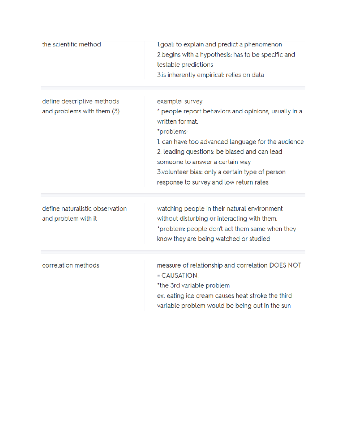 QL58 - general psychology - the scientific method 1: to explain and ...