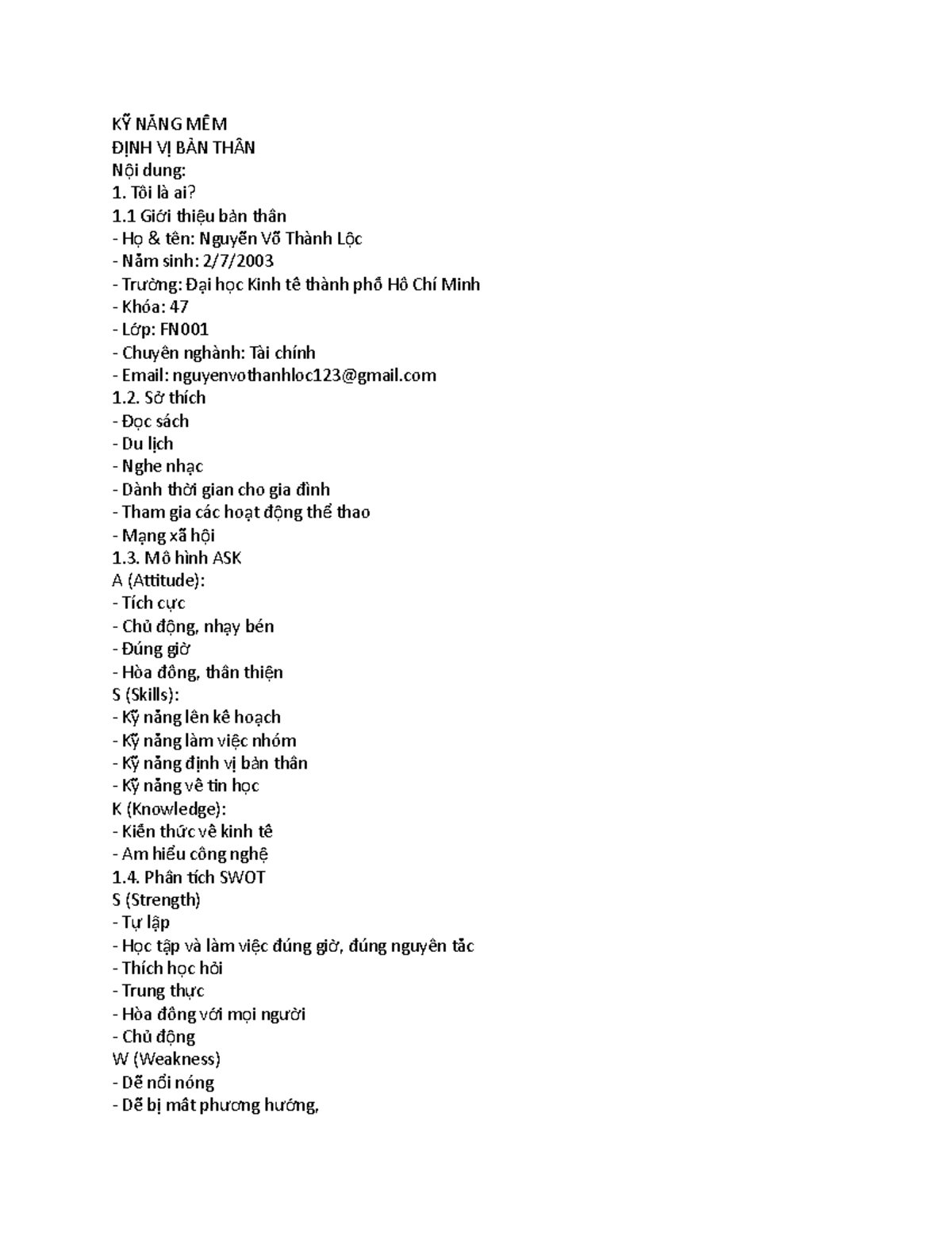 KỸ NĂNG MỀM - Kỹ năng mềm thầy Phan Huỳnh Anh định vị bản thân - KỸỸ NĂNG MỀỀM Đ NH V B N THÂNỊ ...