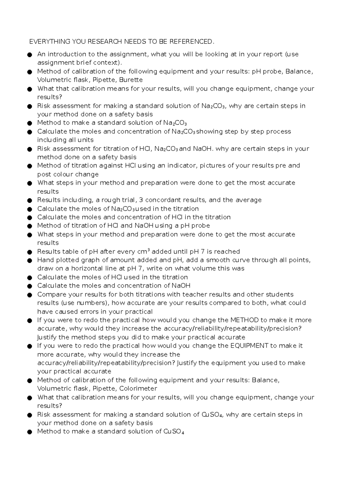 Unit 2 Assignment A - applied science btec Pearsons - EVERYTHING YOU ...