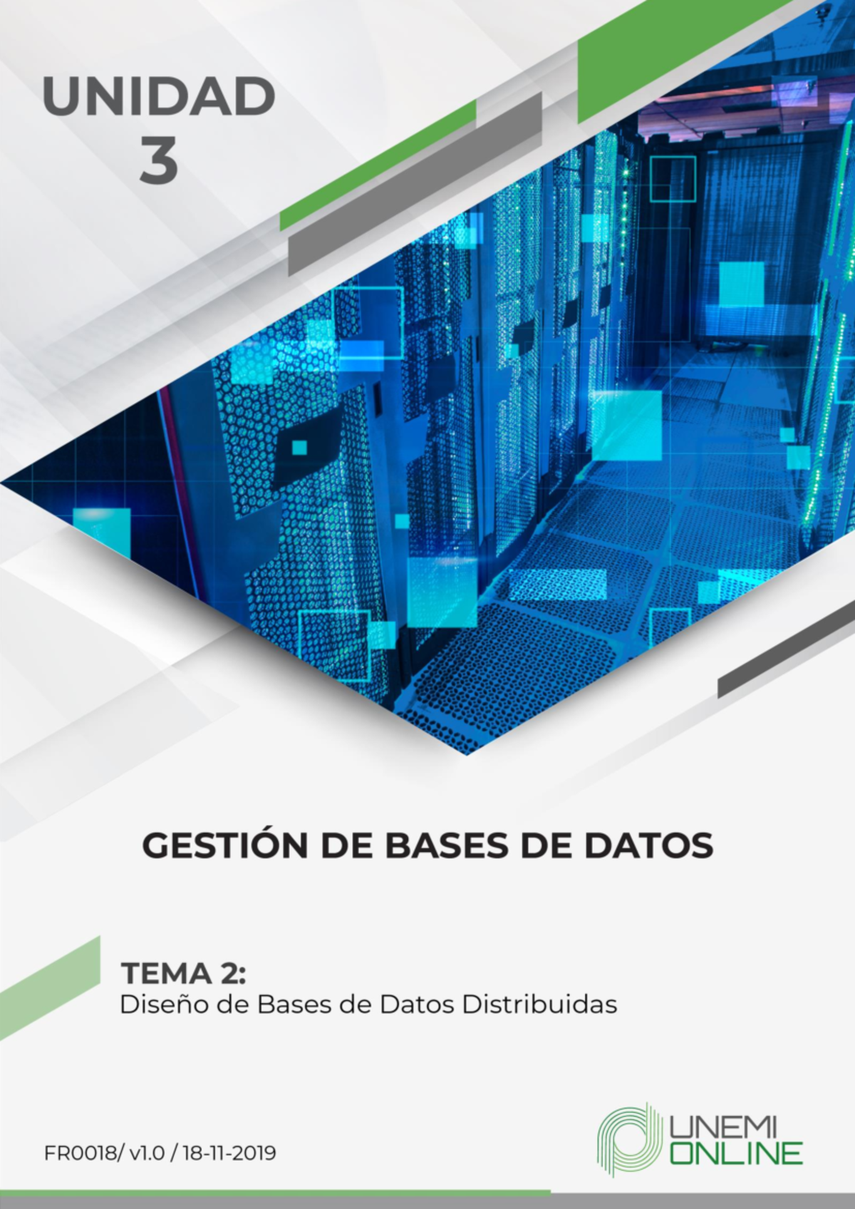 COMP-U3-T2 - buenos - ÍNDICE Unidad 3: Bases de datos distribuidas Tema ...