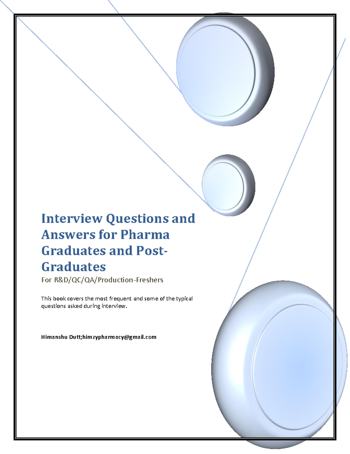 Interview Questions and Answers for Pharma Freshers - Interview ...