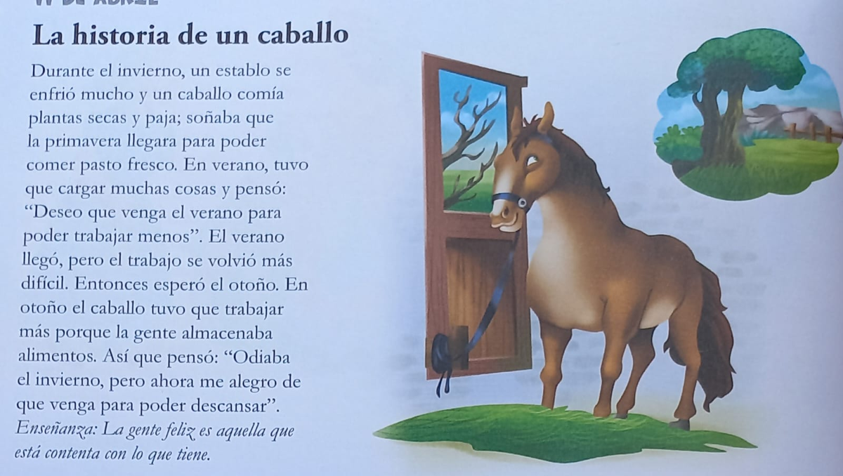Cuento LA Historia D EUN Caballo - Español - Studocu
