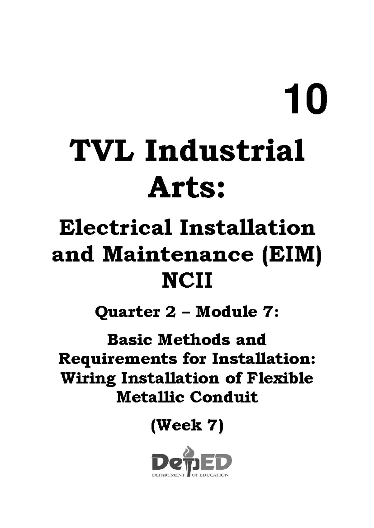 7 Q2-TLE-Electronics - Module 7 Quarter 2 Industrials Arts in ...