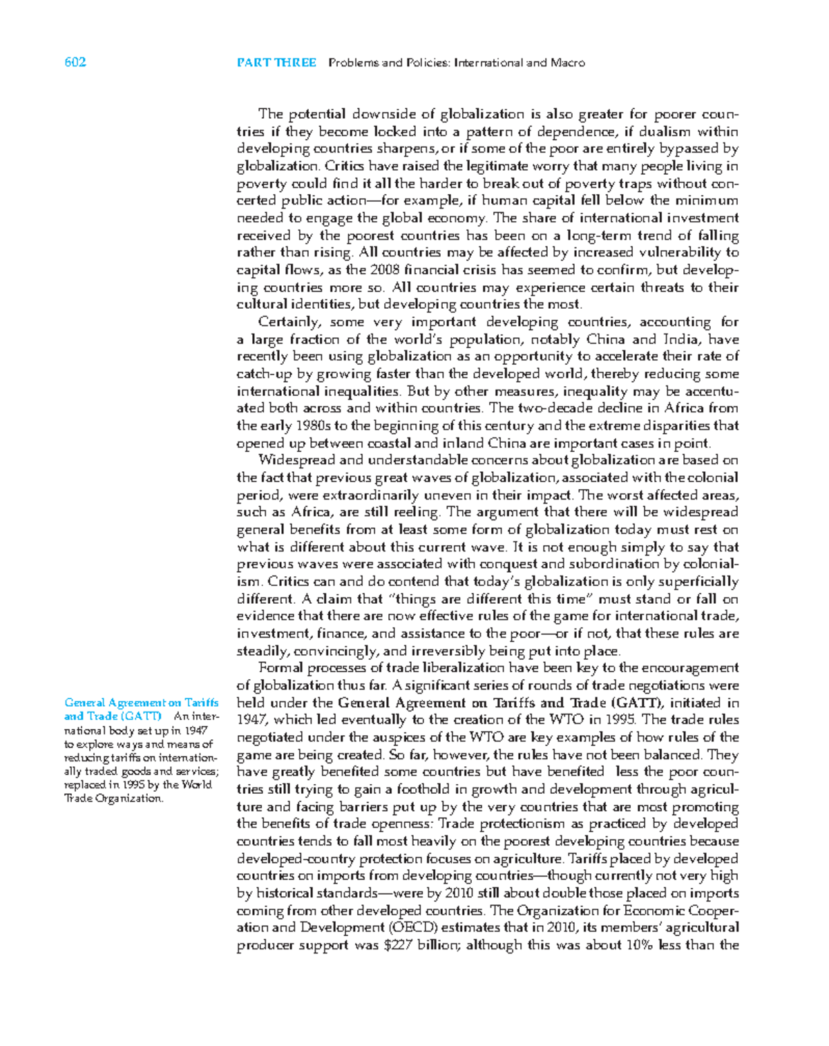 Economic Development Chapter (121) - 602 PART THREE Problems and ...