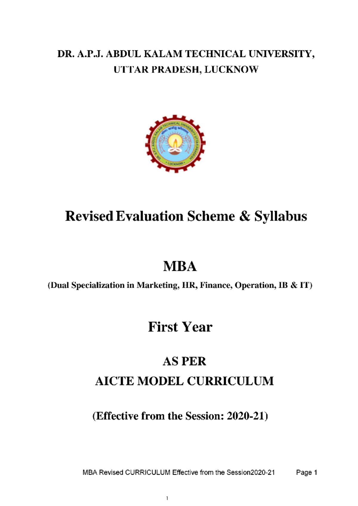 MBA - AKTU MBA2nd semester IT skill project file - DR. A.P. ABDUL KALAM ...