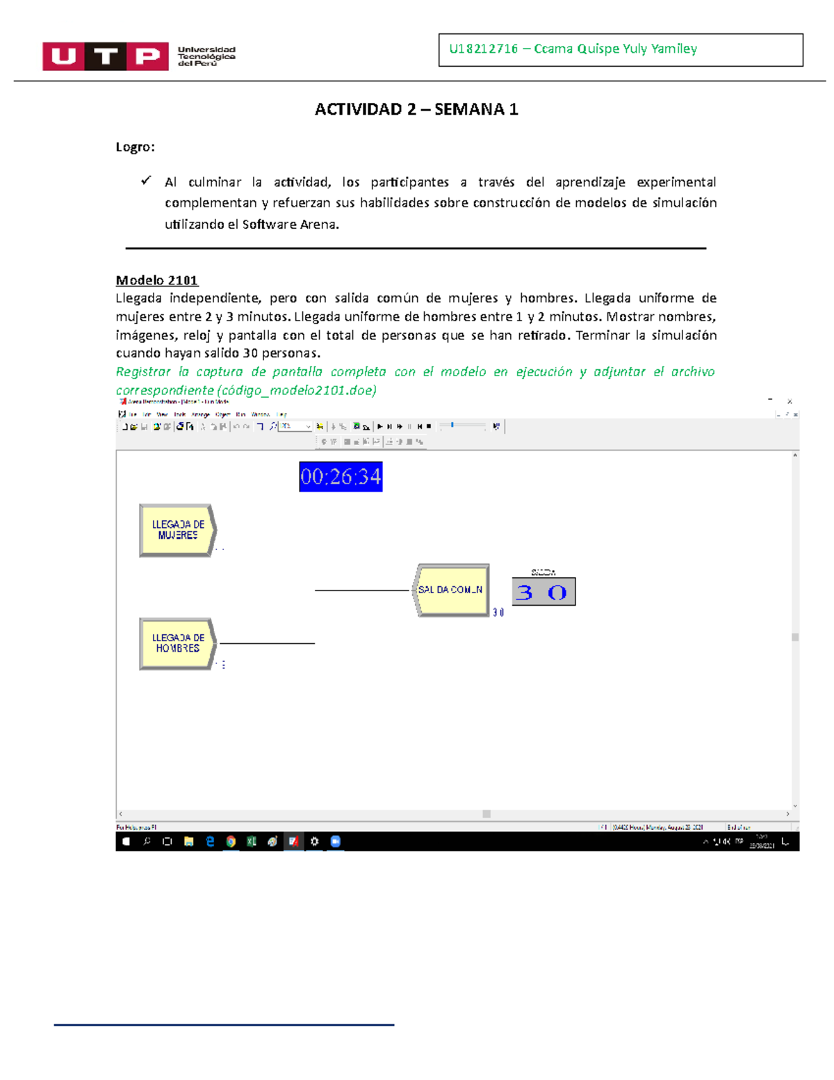 Actividad 0 - Semana 2 - frhtjhjkjk - ACTIVIDAD 2 – SEMANA 1 Logro: Al ...