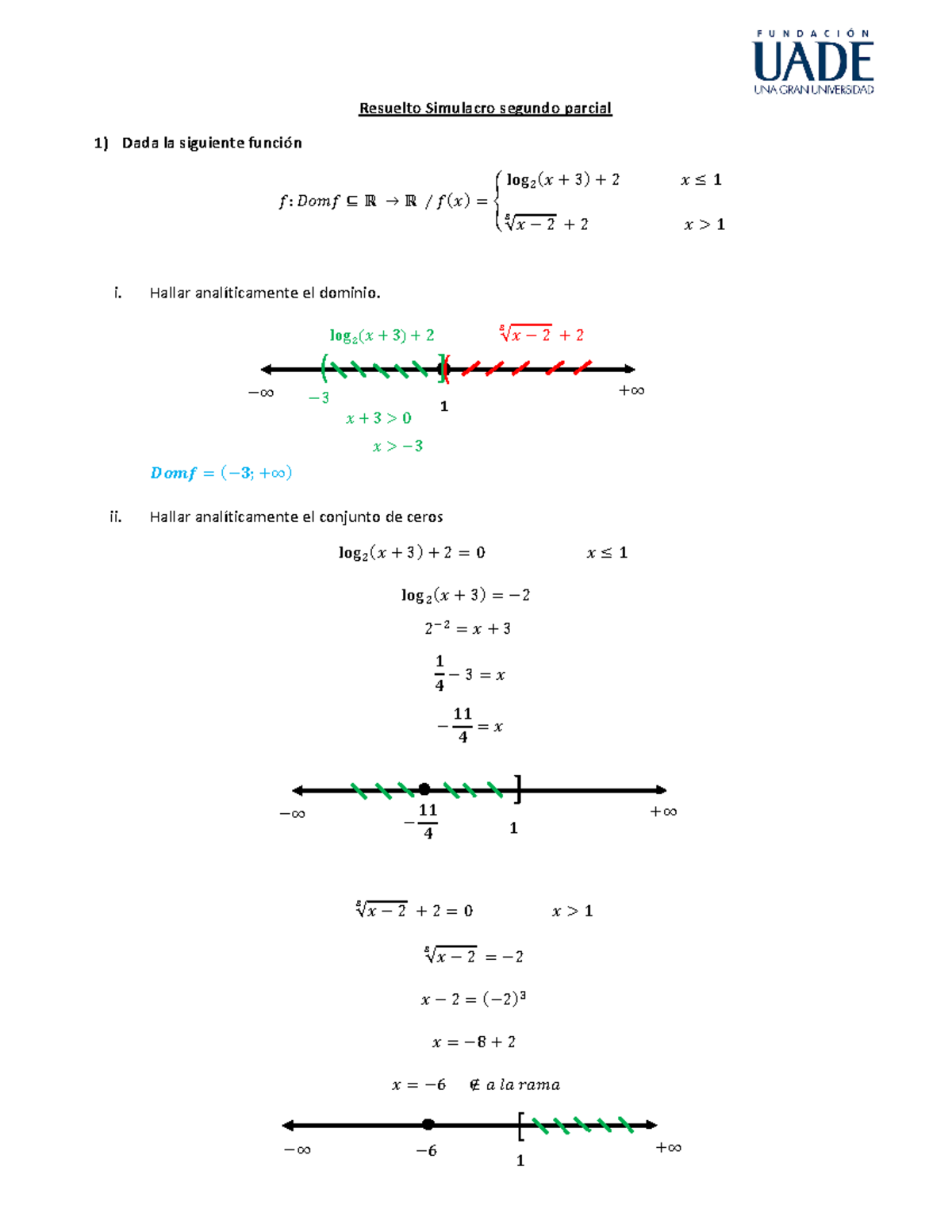 Parcial, respuestas - Warning: TT: undefined function: 32 Resuelto Simulacro segundo parcial ...