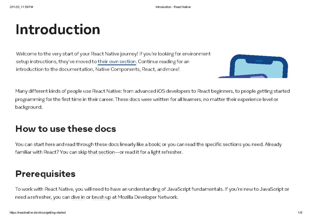 Introduction · React Native - Introduction Many different kinds of ...
