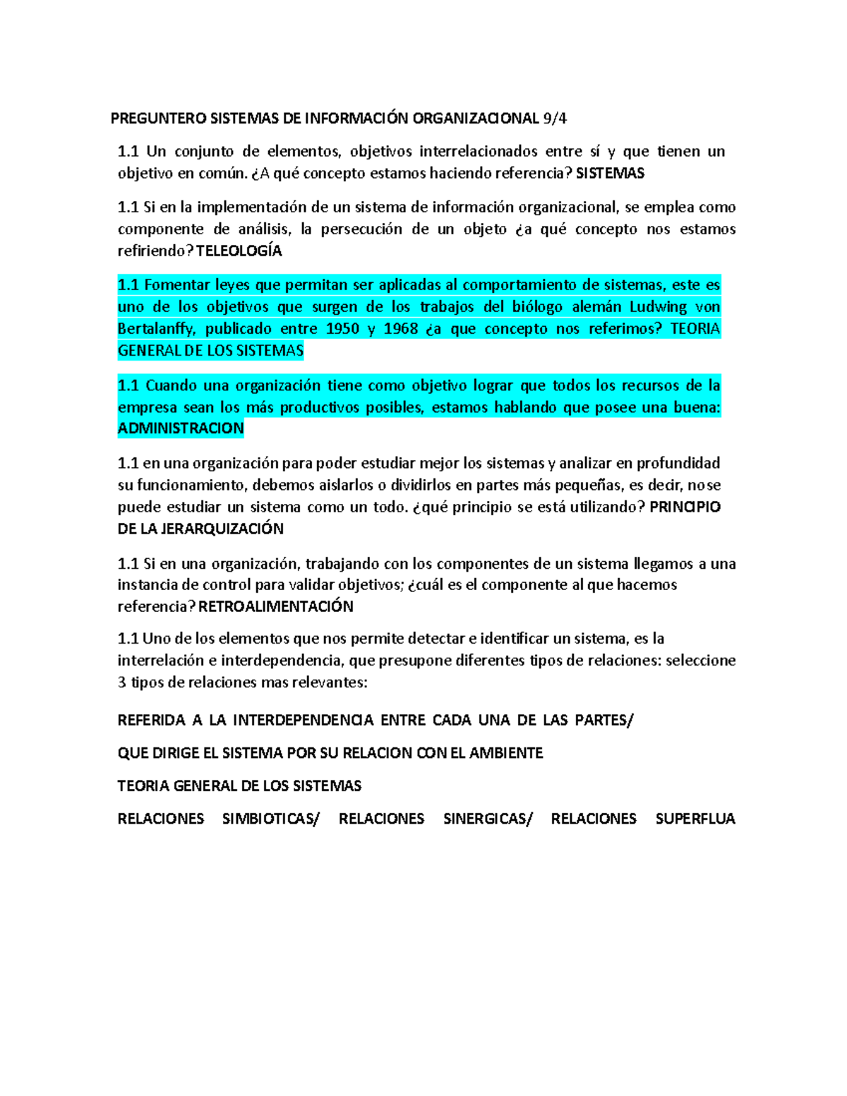 Preguntero 1 parcial Modificado - Warning: TT: undefined function: 32 Warning: TT: undefined ...