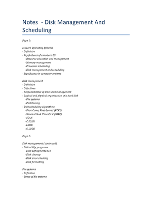 Lecture notes - Virtual Memory - Notes - Virtual Memory Sure, here are ...