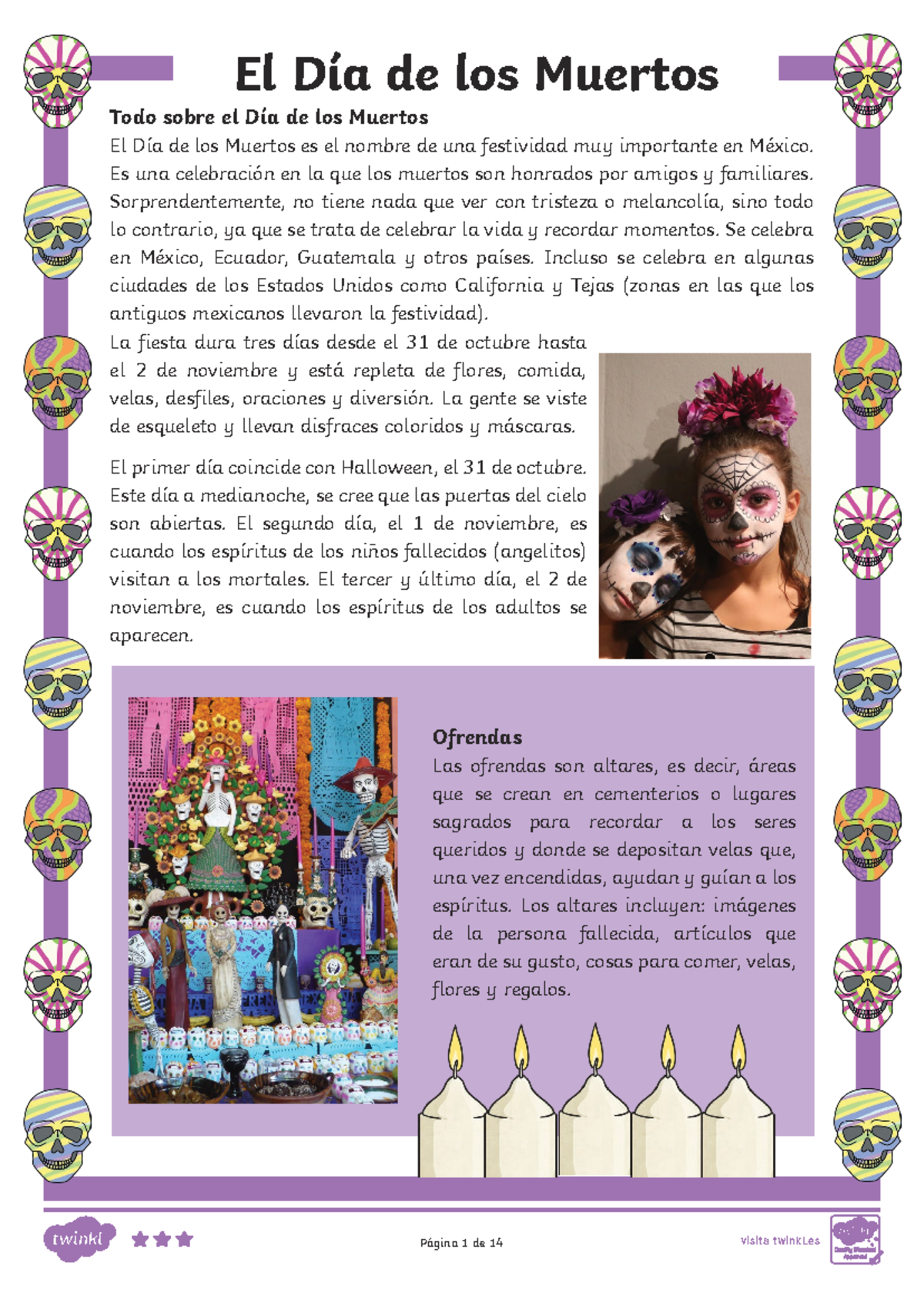 Es-t2-t-655-el-dia-de-los-muertos-comprensioacuten-lectora-por-niveles ...