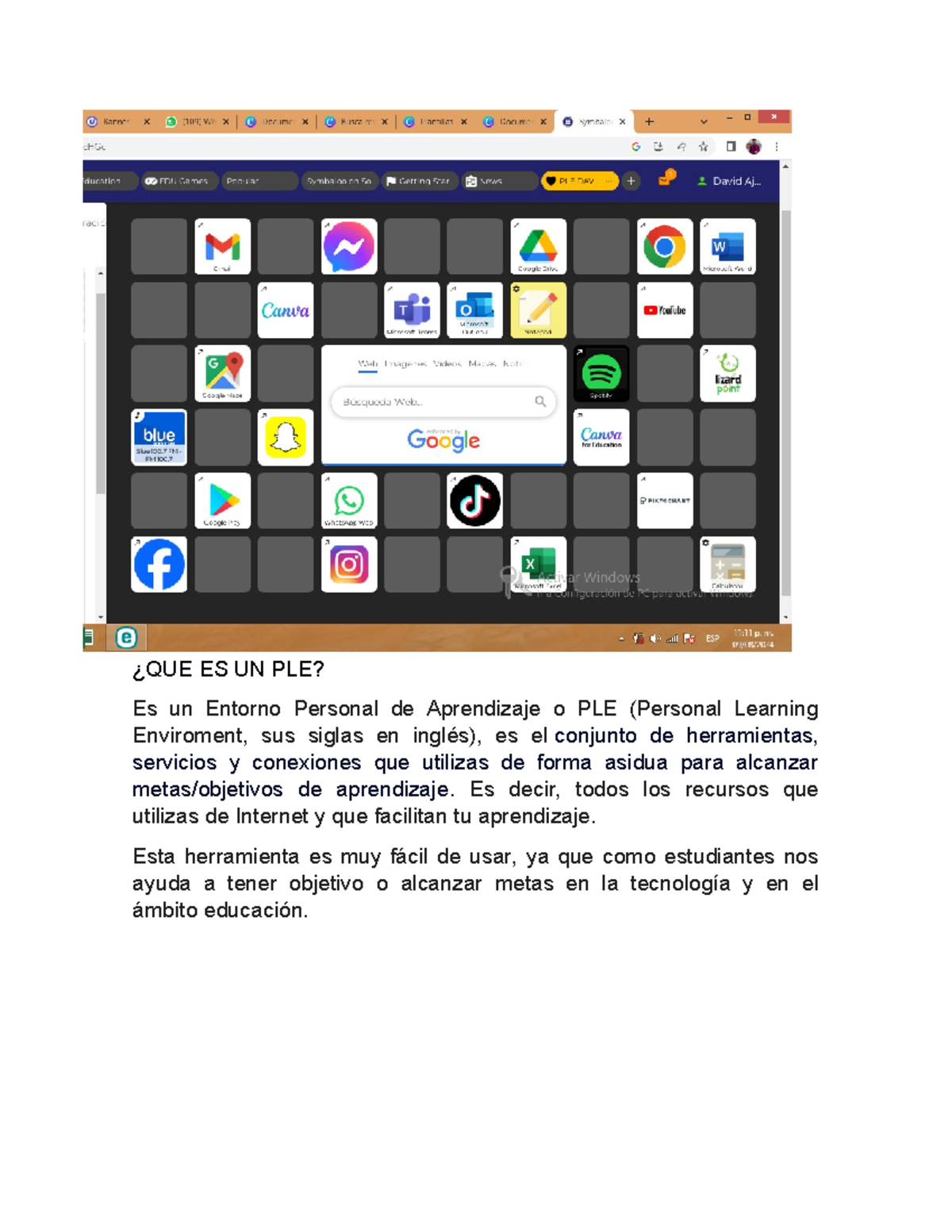 Mi PLE david Ajqui - PLE HERRAMIENTA DIGITAL - tendencias de la ...