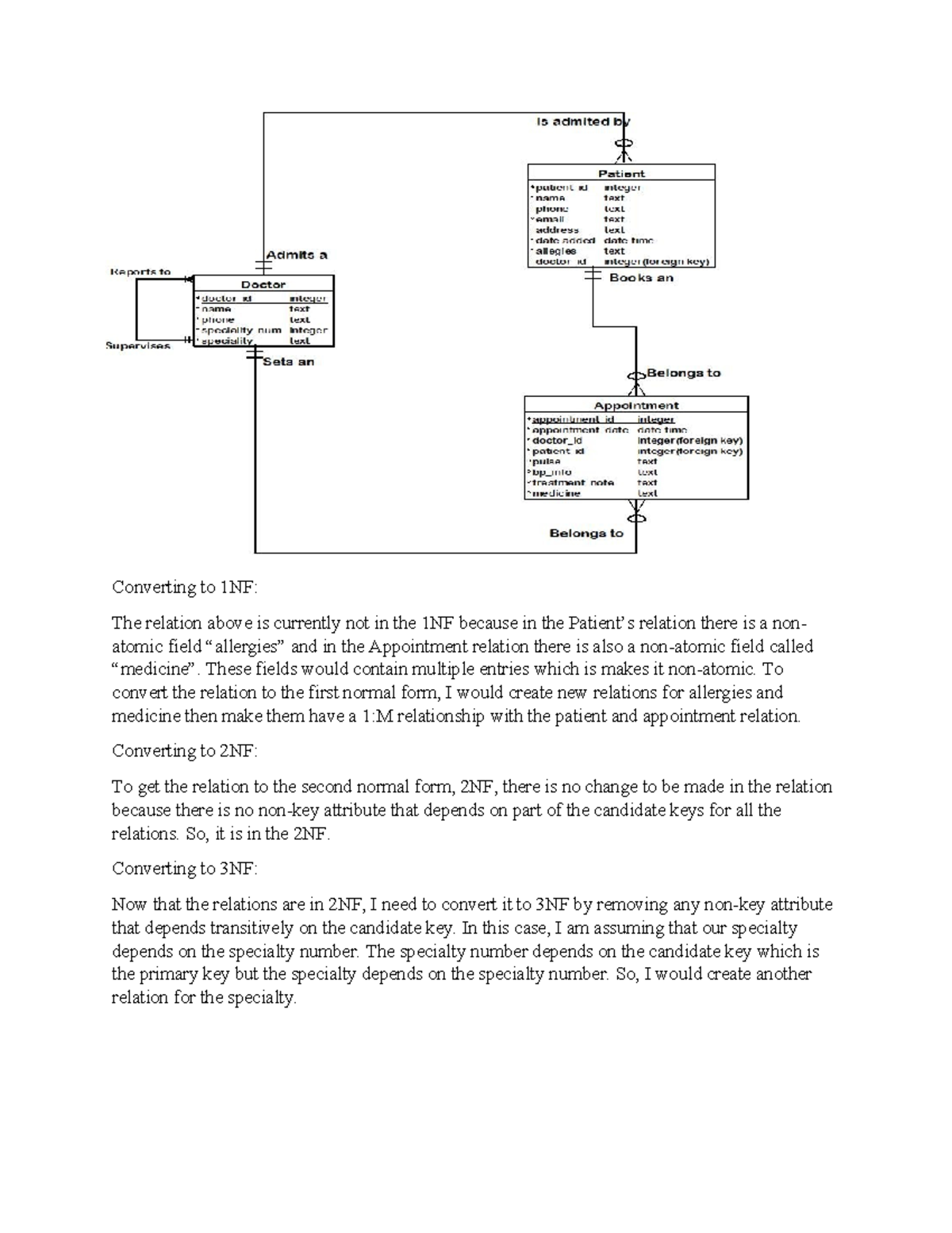 Programing Assignment 4 Converting To 1nf The Relation Above Is Currently Not In The 1nf 0418