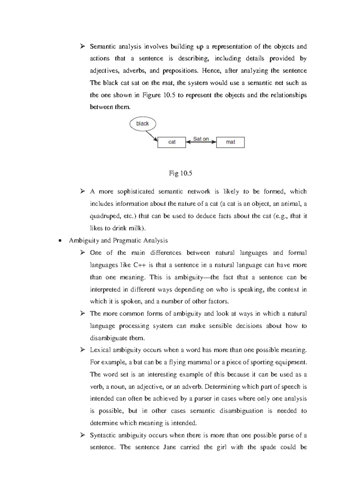 Artificial Intelligence-42 - Semantic analysis involves building up a ...