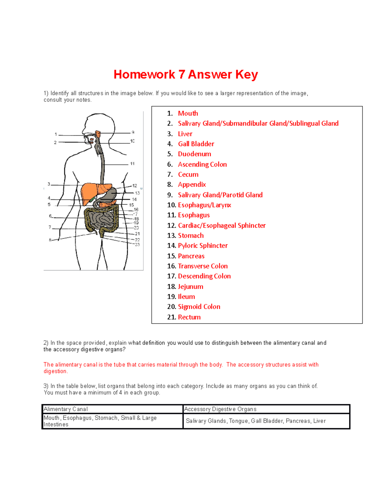 Homework 7 Answer Key - DeHart - Homework 7 Answer Key Identify all ...