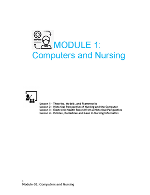 CHN Module 4 Lesson 1 - COMMUNITY HEALTH NURSING (NUPC 105) MODULE 4 ...