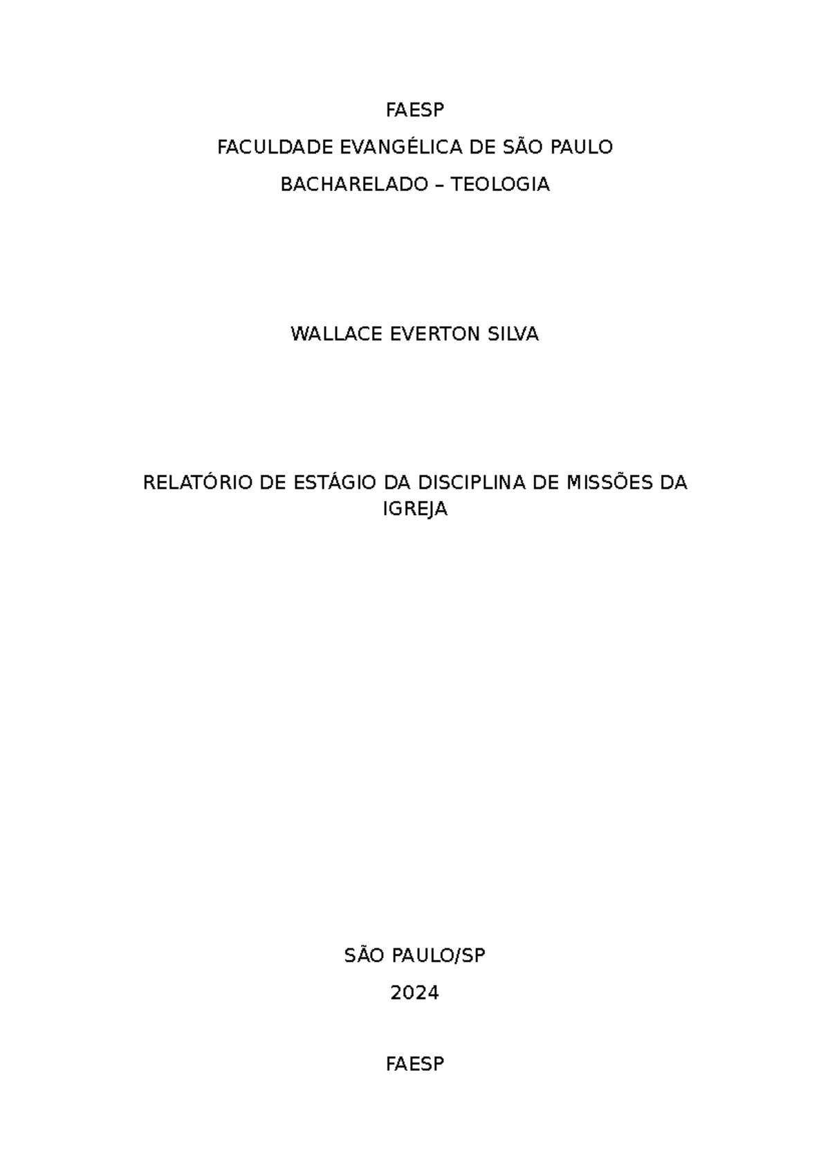 Normas Abnt Para Relatório De Estágio - FDPLEARN