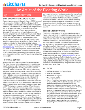 AN Artist OF Floating World Guide SP - AN ARTIST OF THE FLOATING WORLD ...