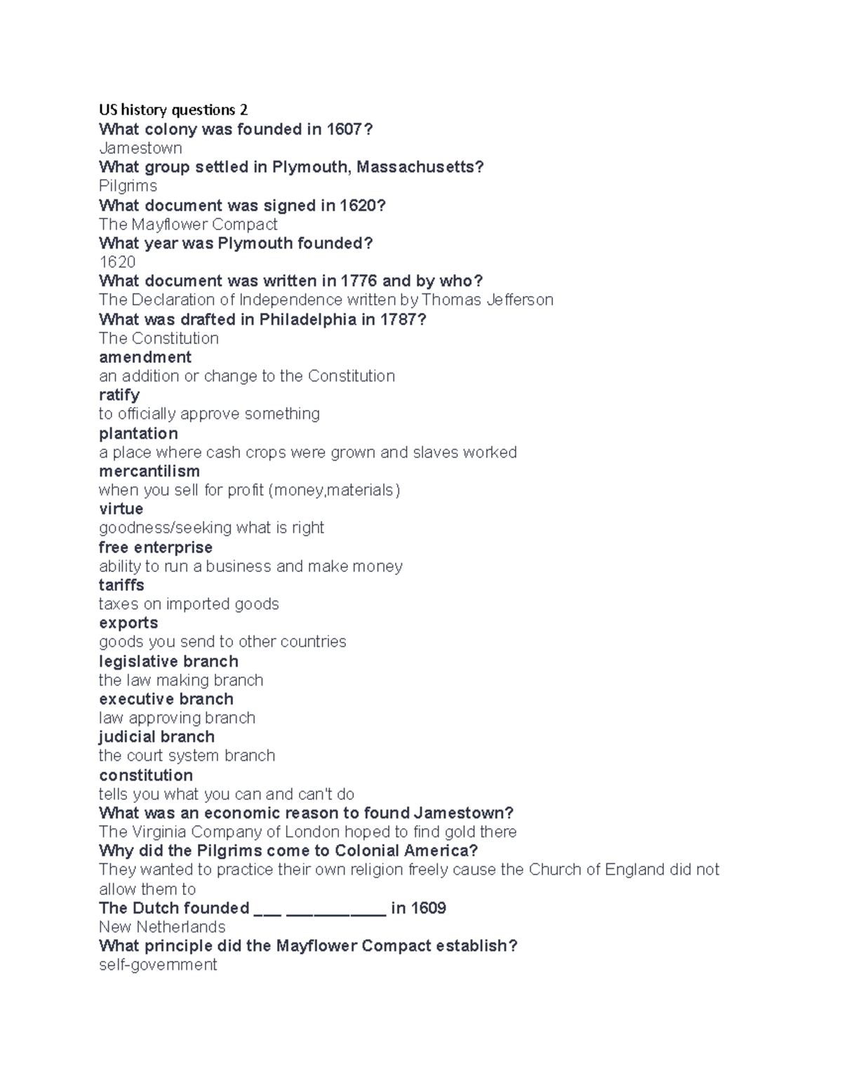 US history questions 2 - mountains The stamp act raised ____ in order ...