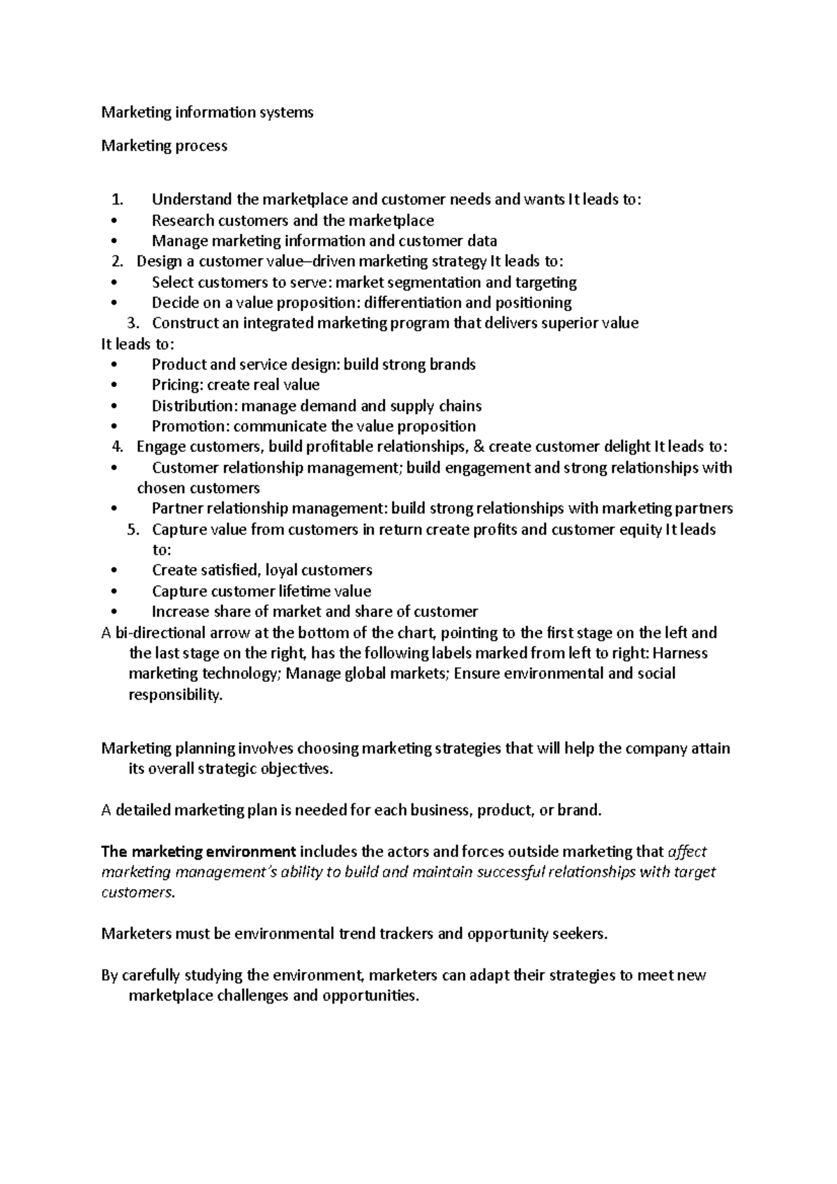 Marketing information systems - Marketing information systems Marketing ...