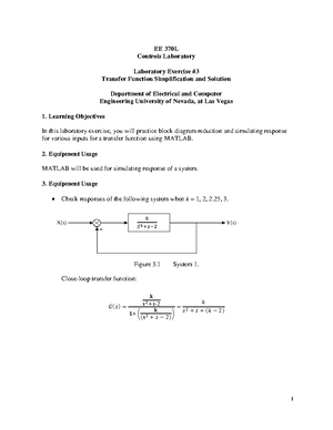 Tutorial work - 11 - Lab reports - EE 370L Controls Laboratory ...