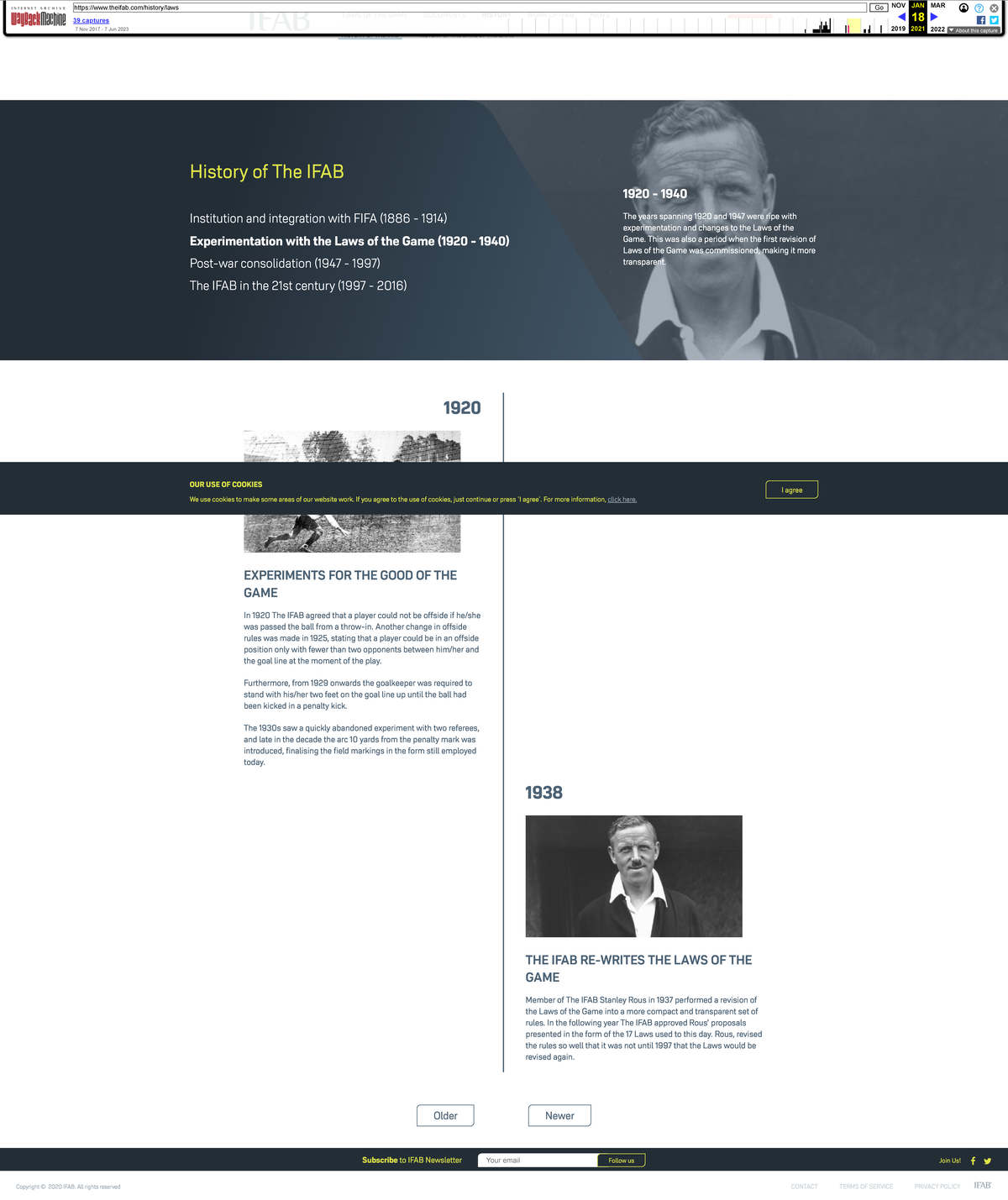 History of The IFAB IFAB 2 - Copyright © 2020 IFAB. All rights reserved ...