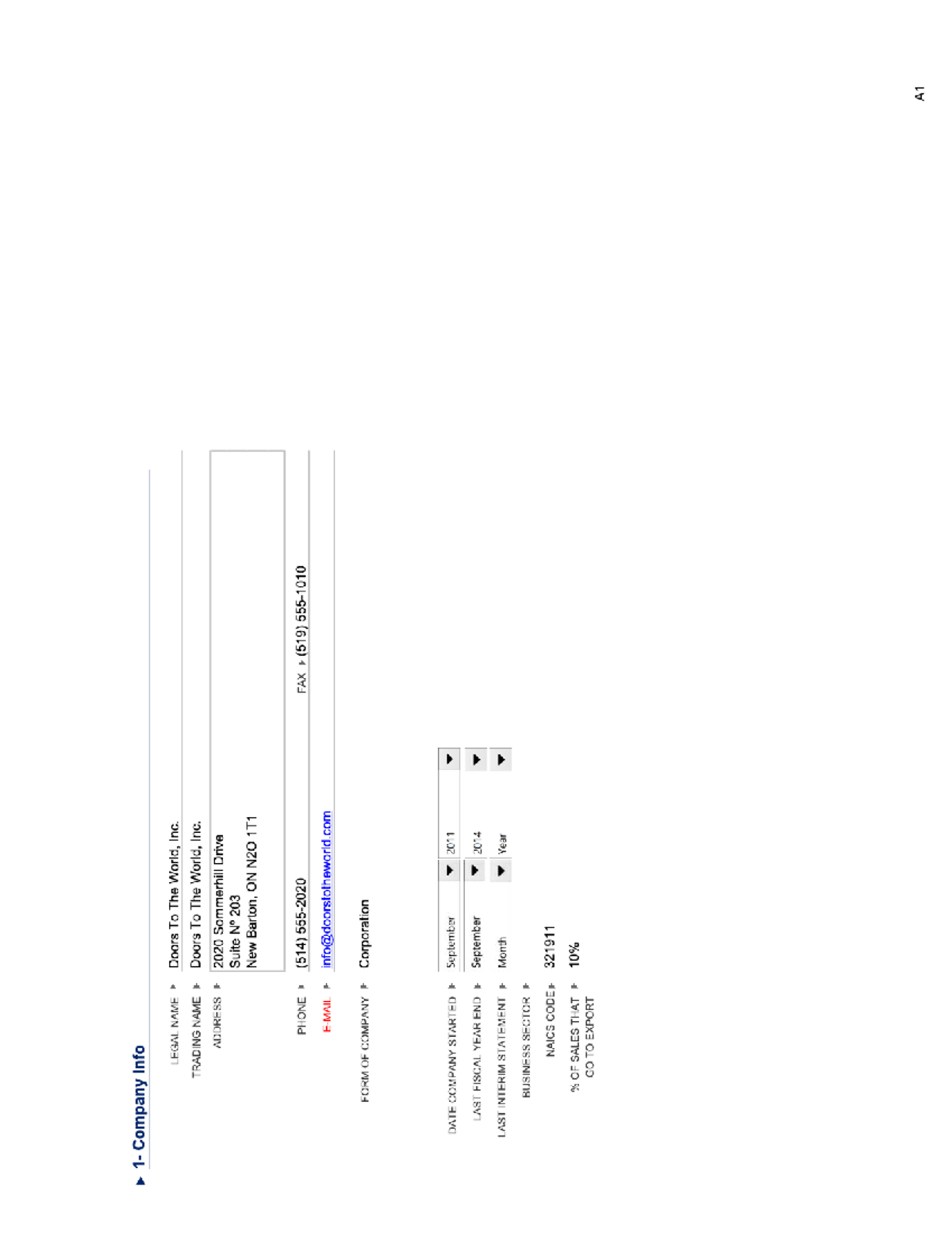 2- Example Financial Appendix - BSM 100 051 - New Business Idea to ...