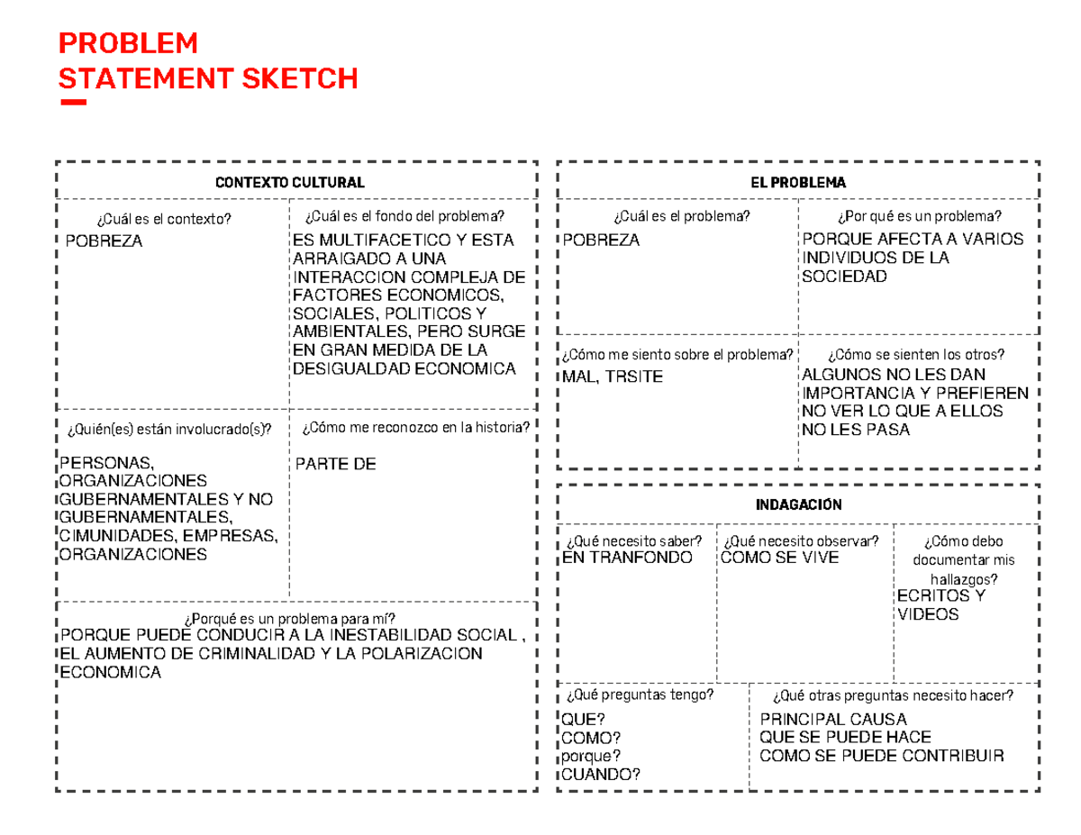 10587704 - Resumen Empatia para resolver - PROBLEM STATEMENT SKETCH ...