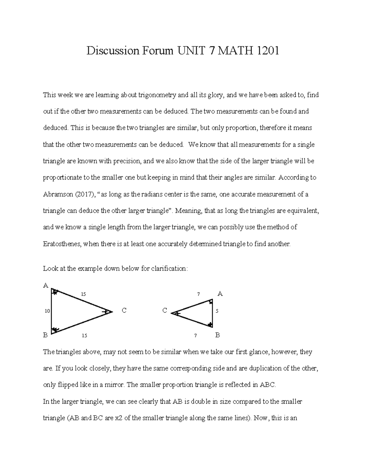 Discussion Forum UNIT 7 MATH 1201 - Deprecated API usage: The SVG back ...