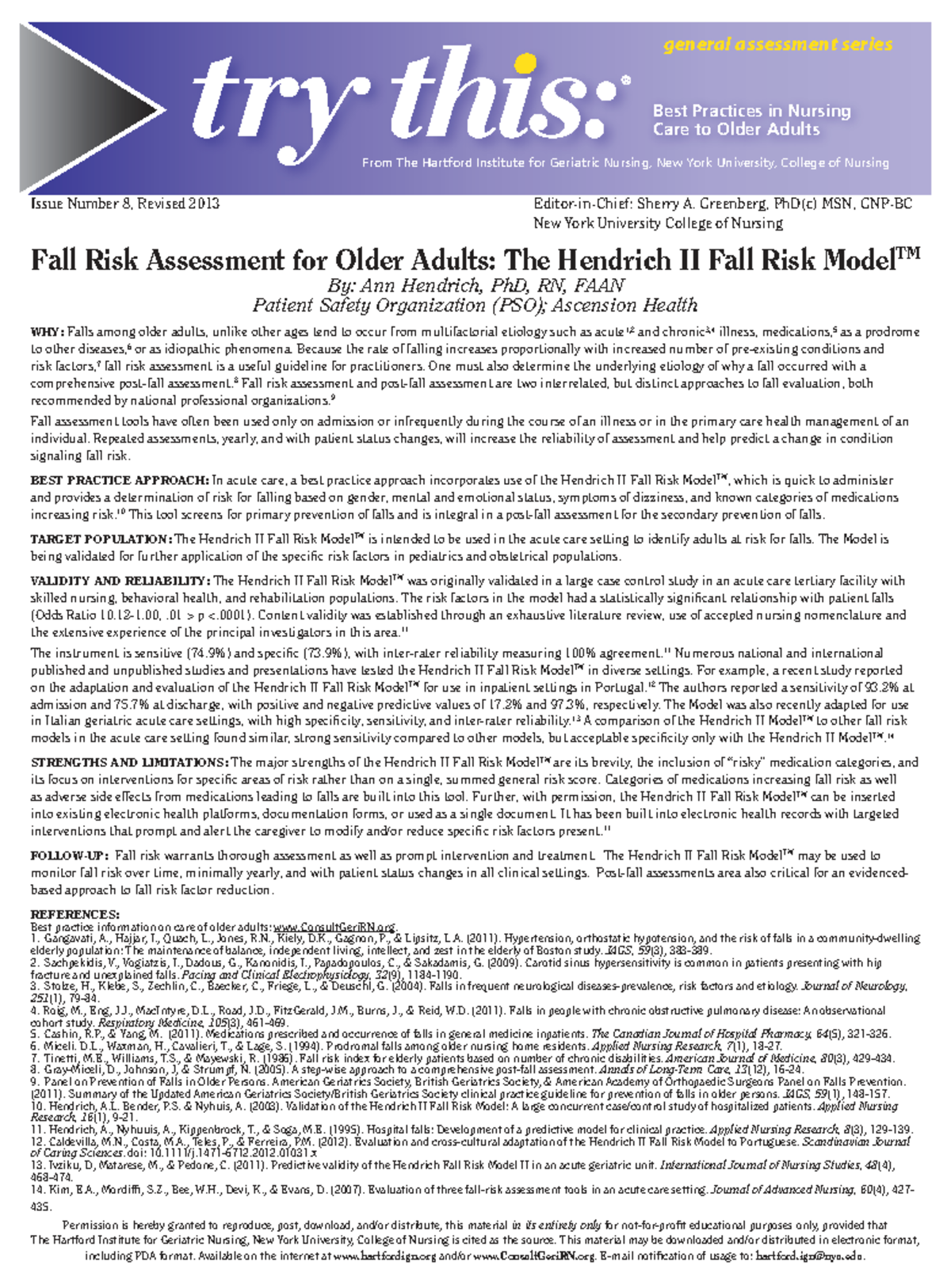 Hendrich-II-Fall-Risk (4) summer assignments Nursing School - From The ...