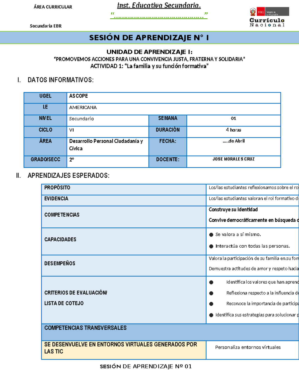 2º DPCC SES 1-1 - Trabajo en equipo - DPCC “.............................................” - Studocu