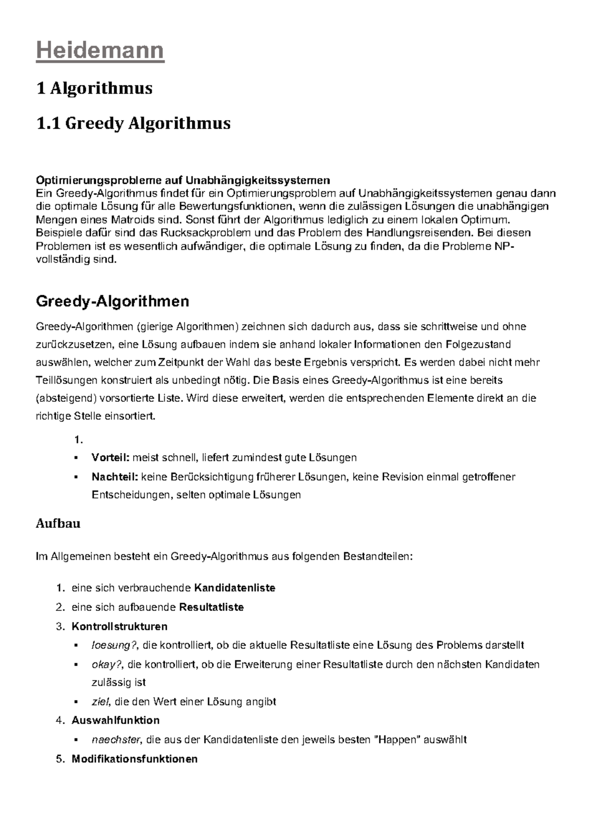 AP Zusammenfassung - Warning: TT: undefined function: 32 Heidemann 1 ...