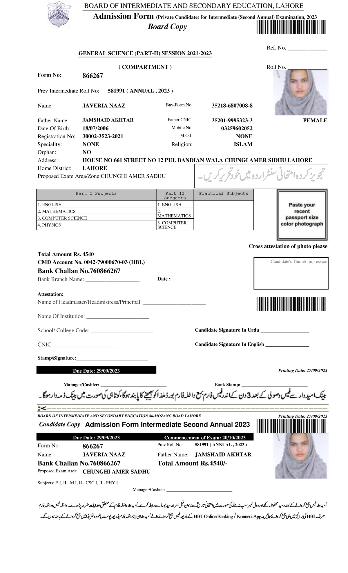 Report - Find files - BOARD OF INTERMEDIATE AND SECONDARY EDUCATION ...