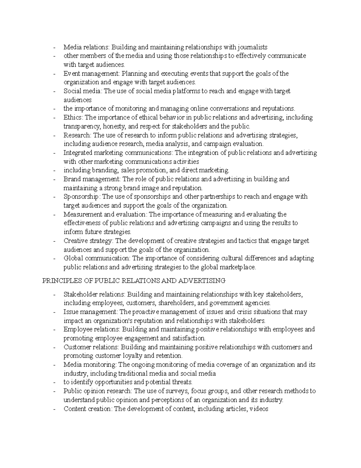 Journalistic Notes 5 ECC - Media relations: Building and maintaining ...