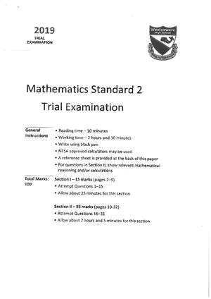 All Notes - Topic 1: Algebra Simultaneous Linear Equations Linear ...